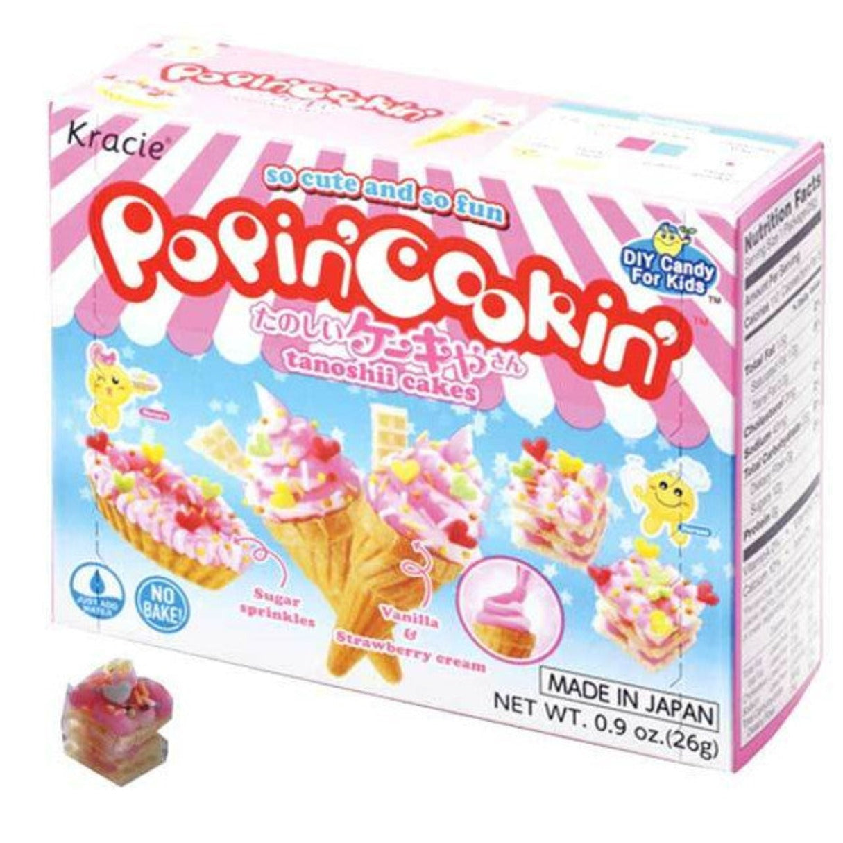 Kracie Popin Cookin Cakes Kit .09oz - 5ct – I Got Your Candy